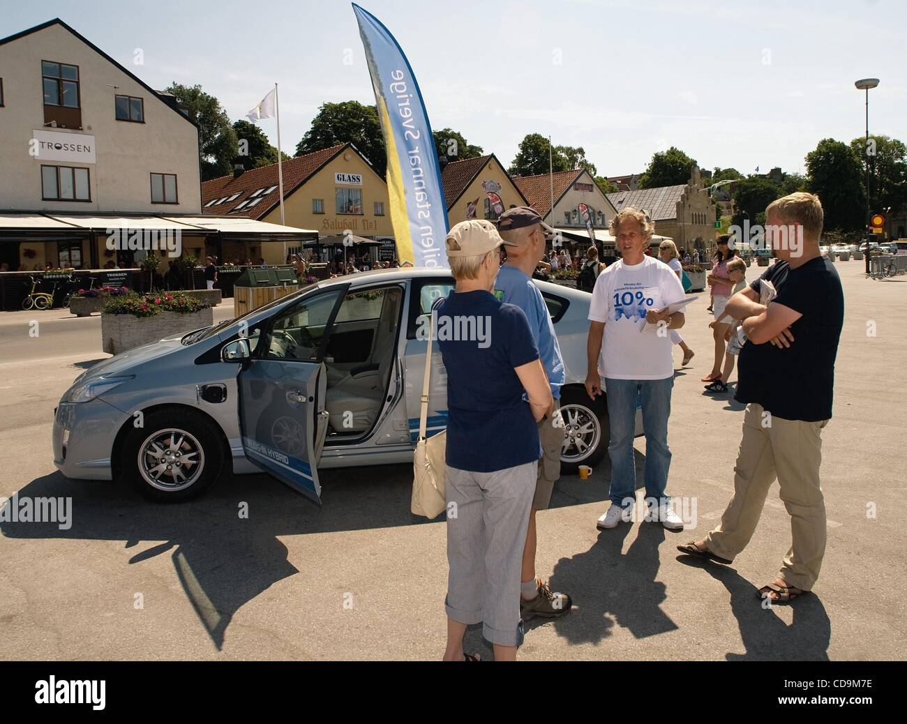 Jul 17, 2010 - Visby, Sweden - New Generation Green Cars on display in ...
