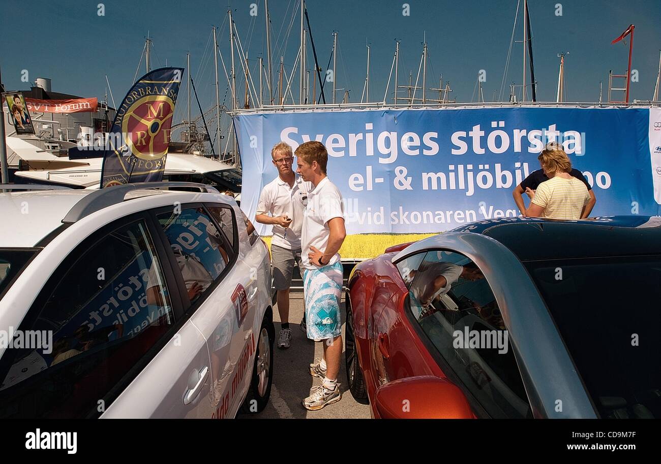 Jul 17, 2010 - Visby, Sweden - New Generation Green Cars on display in ...