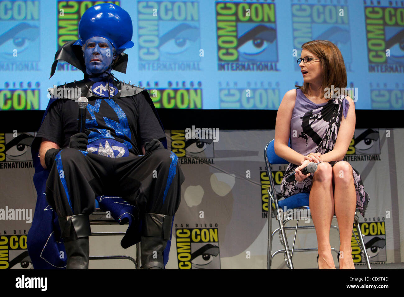 Will Ferrell and Tina Fey during the Megamind Dreamworks Animation ...