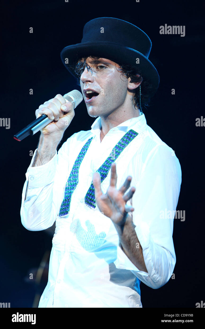 British pop singer Mika performing live in Moscow Stock Photo - Alamy