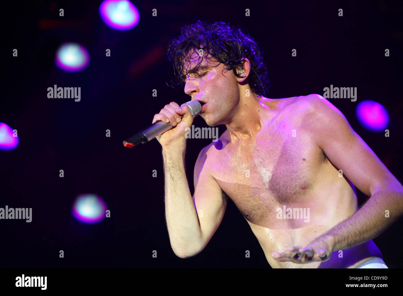 British pop singer Mika performing live in Moscow Stock Photo - Alamy