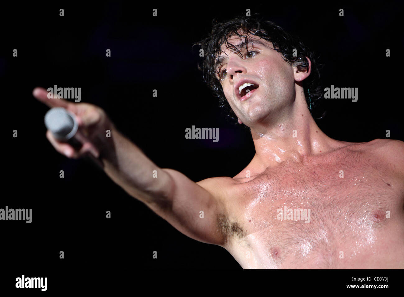 British pop singer Mika performing live in Moscow Stock Photo - Alamy