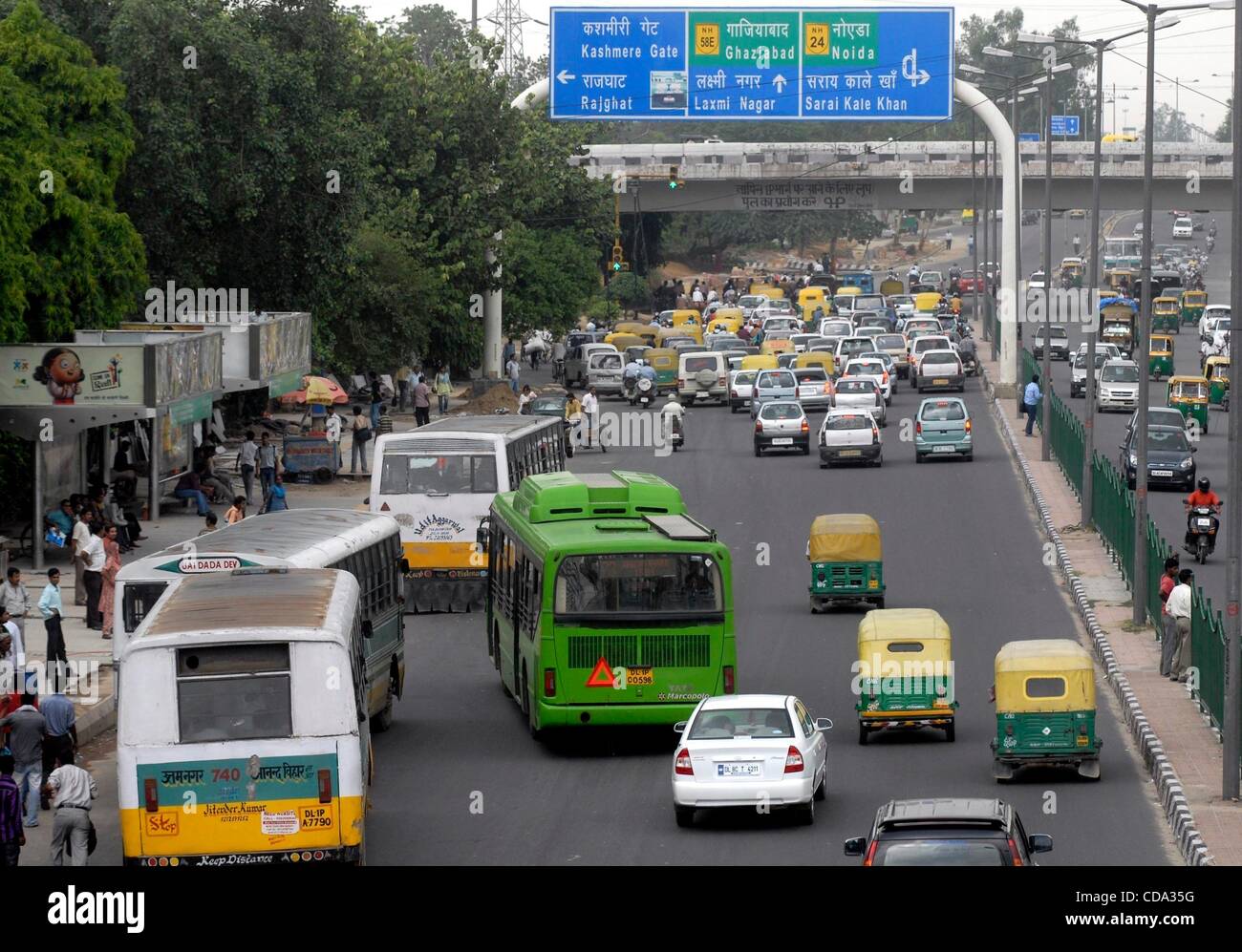Aug 03, 2010 - Delhi, India - Commuting with buses currently includes ...