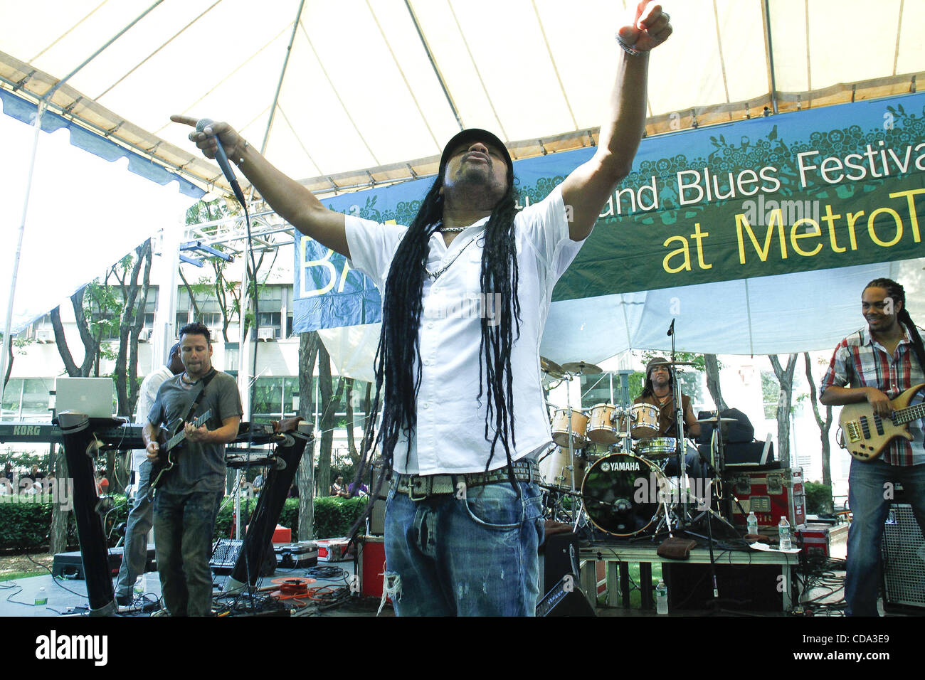 Aug. 3, 2010 - Brooklyn, New York, U.S. - Maxi Priest performing at BAM ...