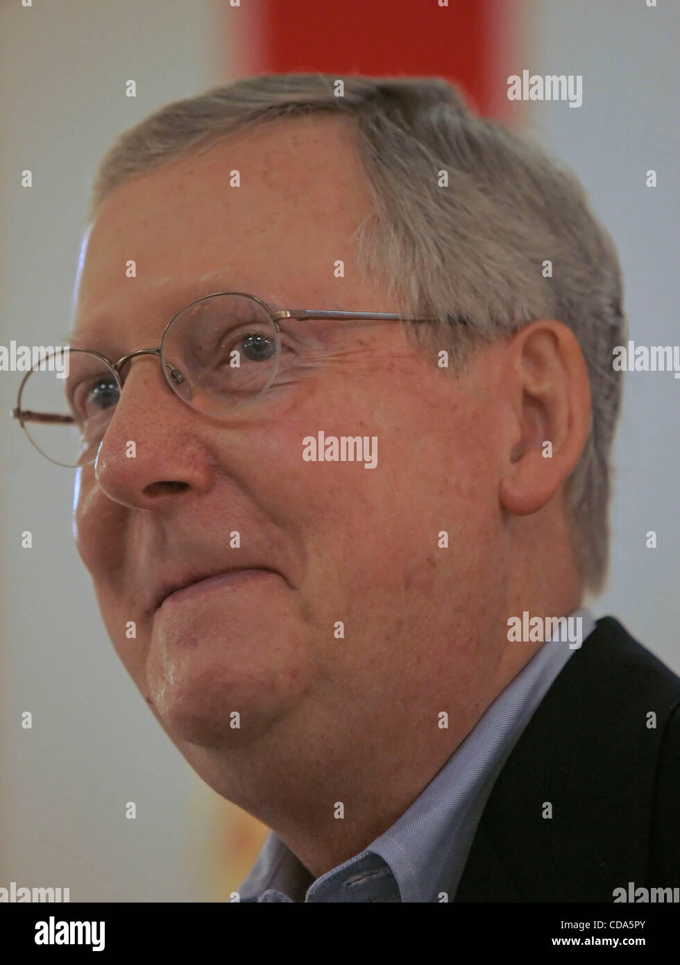 Minority leader mitch mcconnell republican of kentucky hi-res stock ...