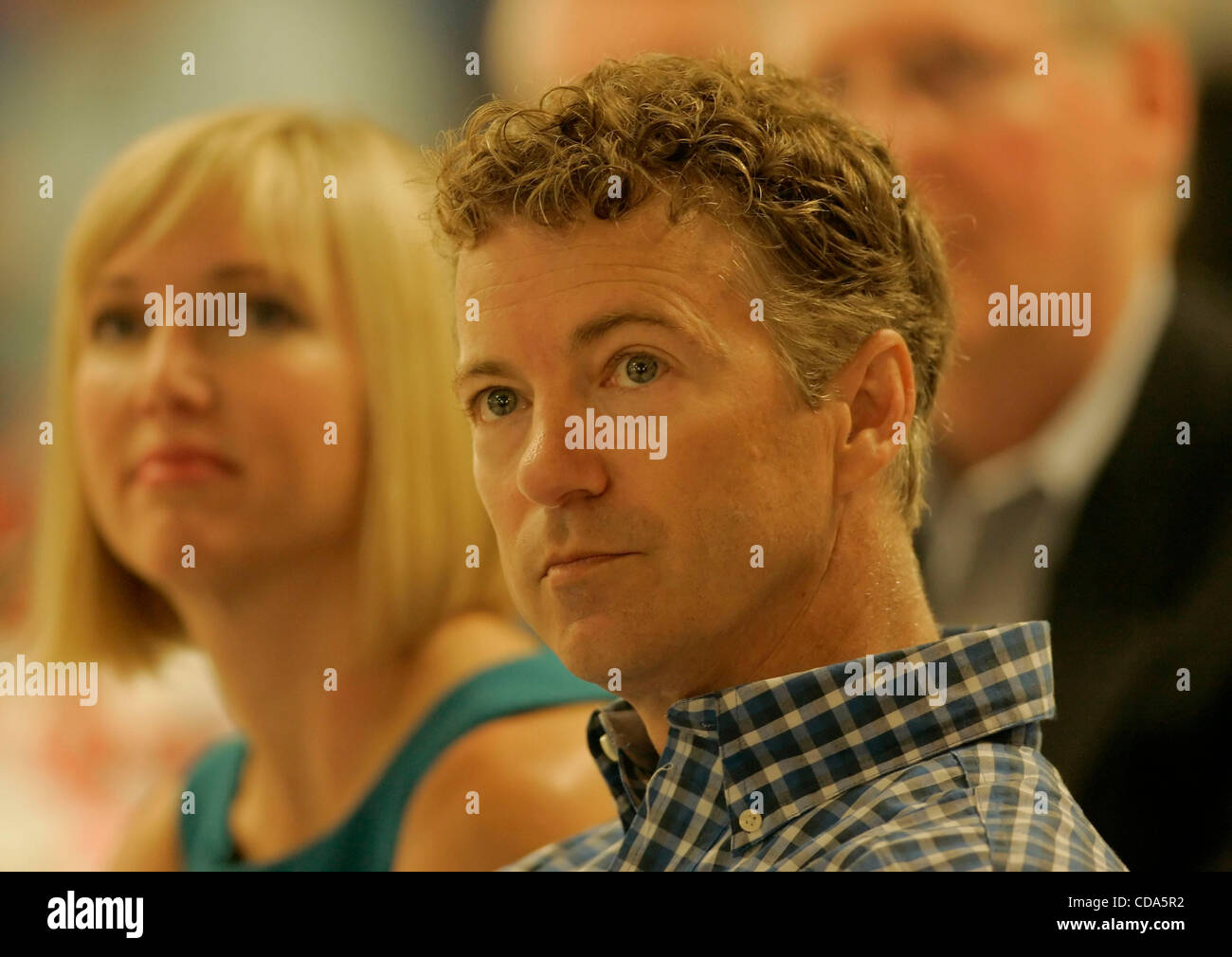 Tea Party Republican Senate nominee RAND PAUL (right) and wife KELLEY ...
