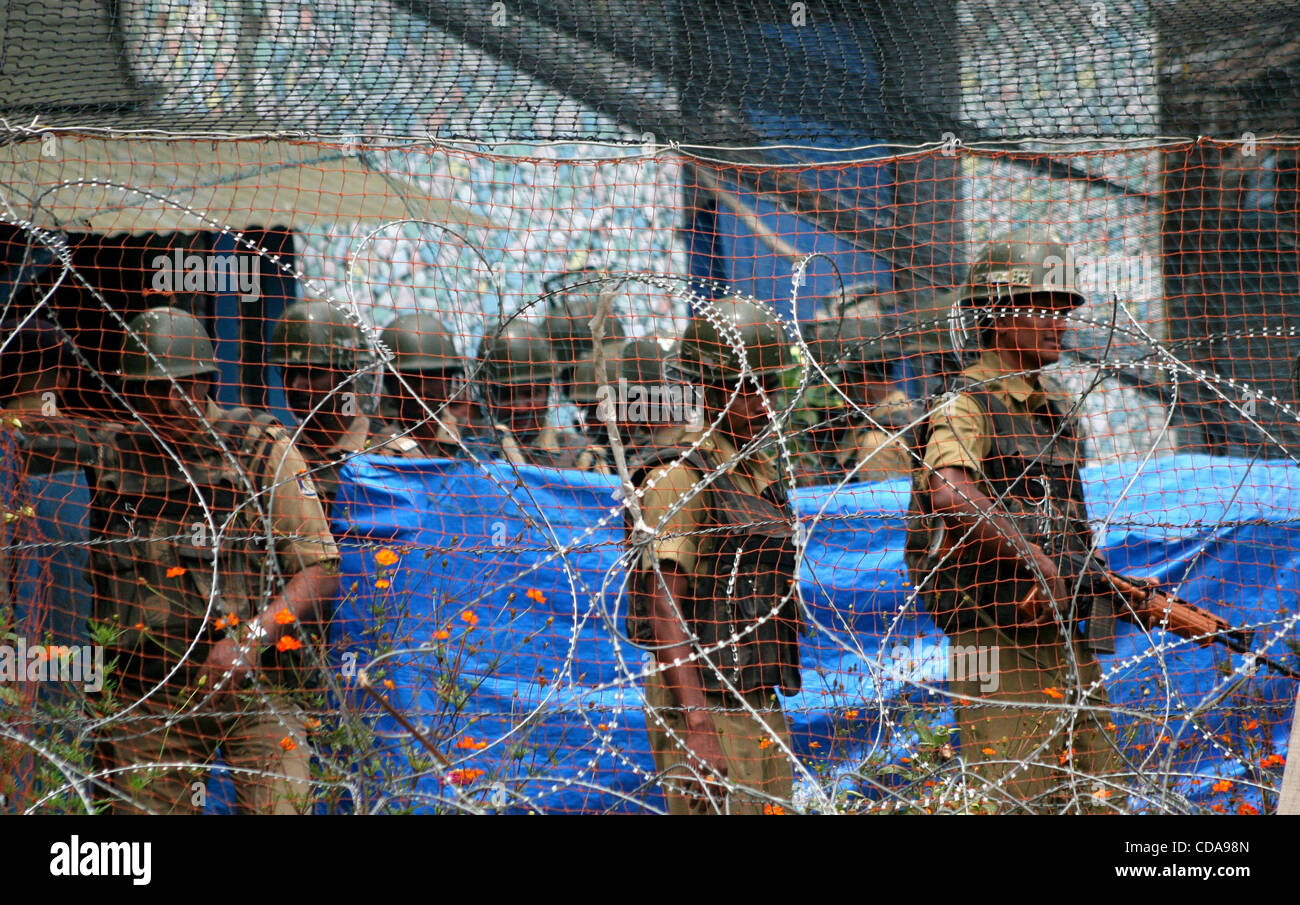 Indian paramilitary vehicles hi-res stock photography and images - Alamy