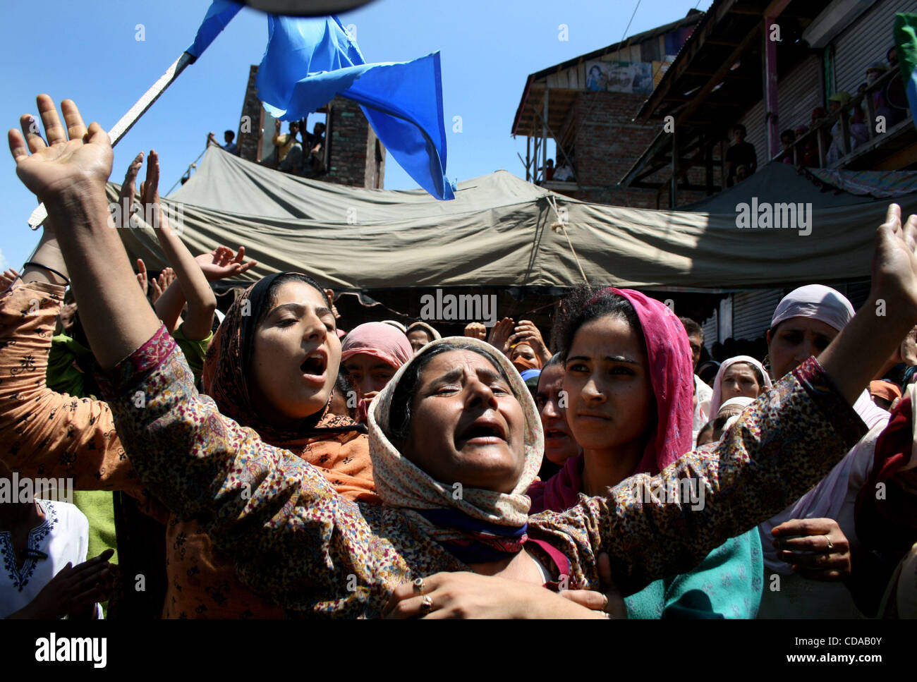 Kashmiri Muslim protest demonstrate during an anti-India protest on the ...