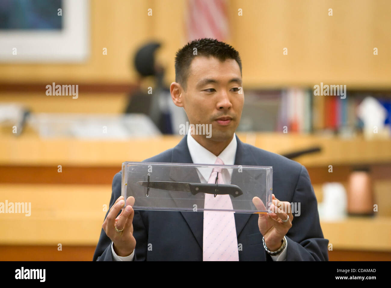 Sept. 7, 2010 - Vista, California, USA - Prosecuting attorney Keith ...