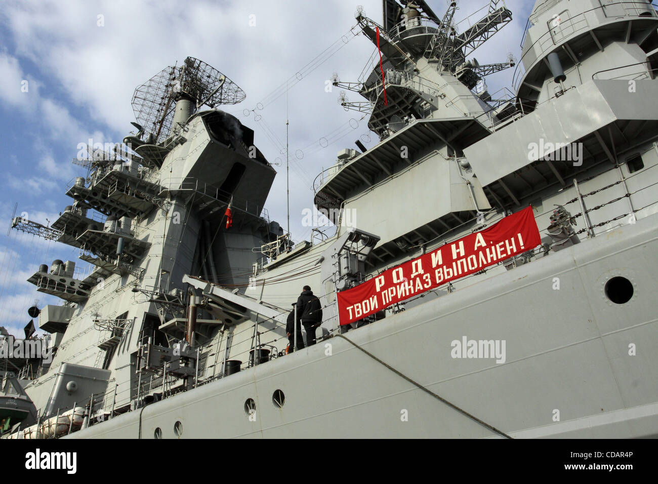 Sep 12, 2010-Severomorsk, Russia- The heavy nuclear missile cruiser of ...