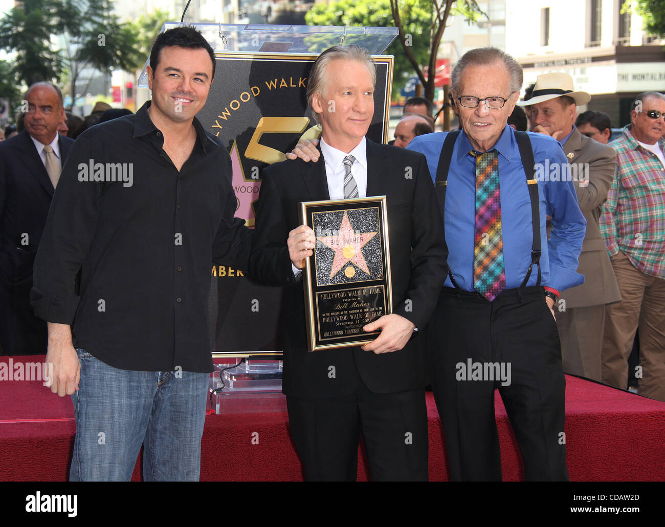 Sep 14, 2010 - Hollywoodwood, California, USA - LARRY KING & Actor SETH ...