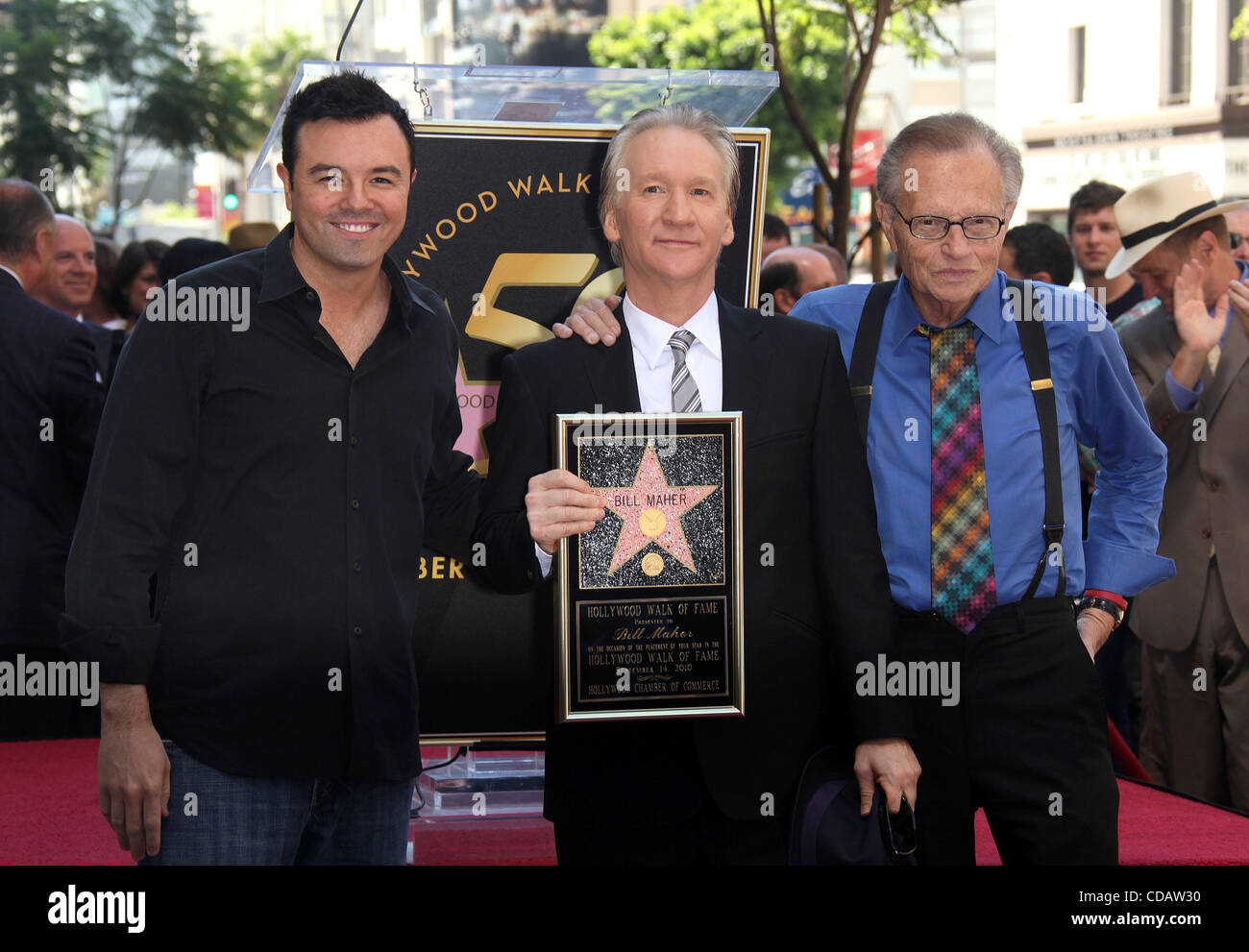 Sep 14, 2010 - Hollywoodwood, California, USA - LARRY KING & Actor SETH ...