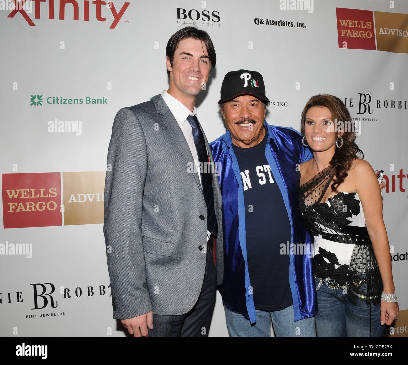 Cole hamels wife heidi hamels hi-res stock photography and images - Alamy