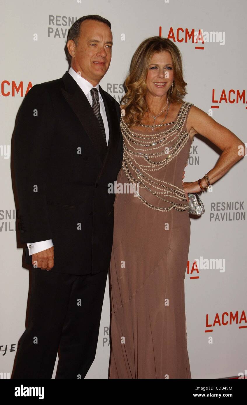 Sept. 25, 2010 - Hollywood, California, U.S. - TOM HANKS and wife RITA WILSON.LACMA Presents ...