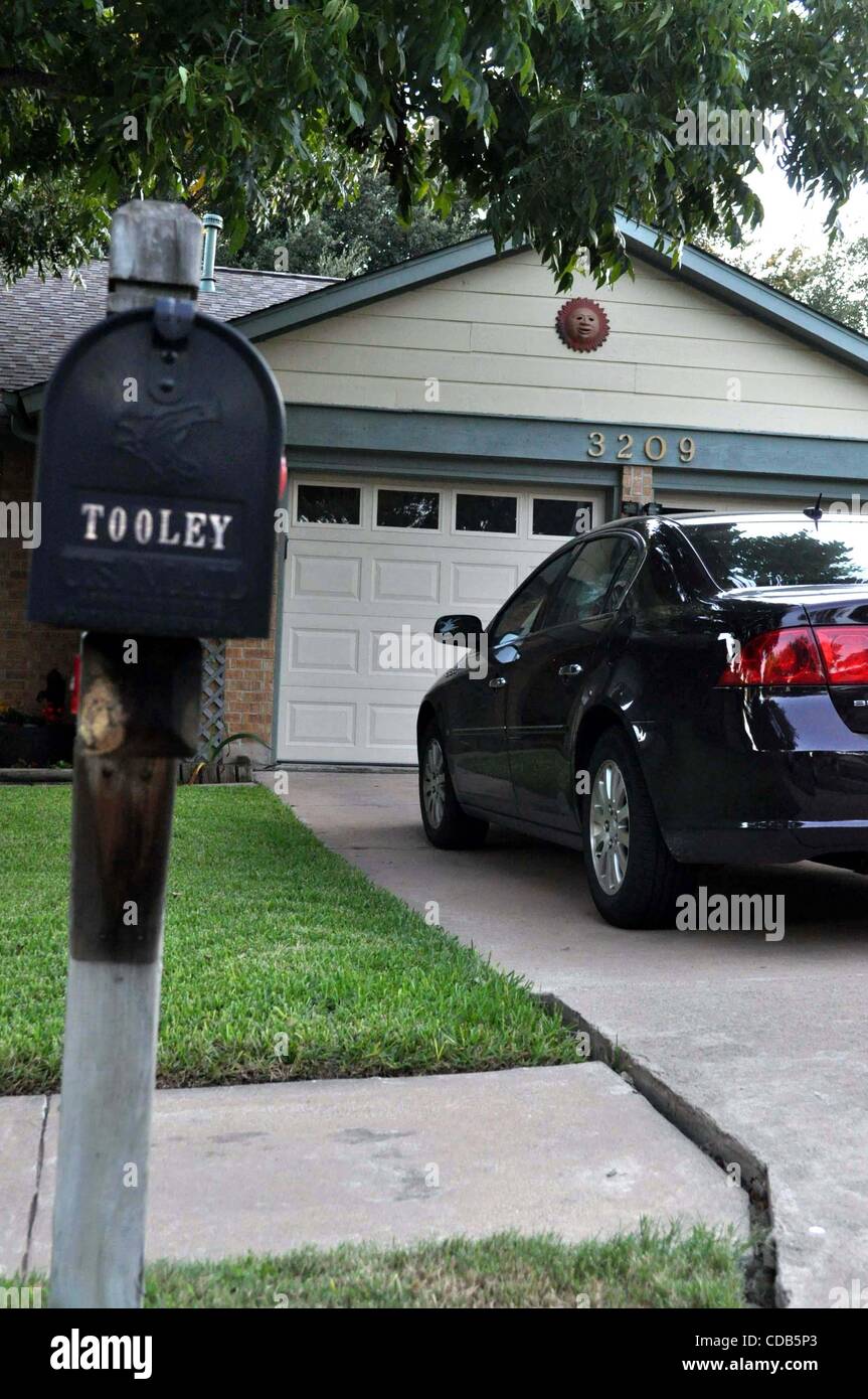 Sept. 28, 2010 - Austin, Texas, U.S. - The family home of Colton Tooley ...