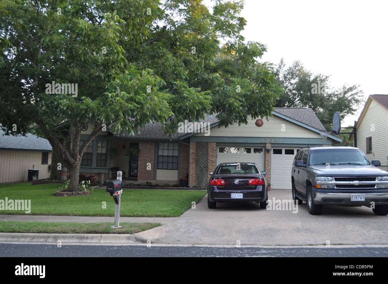 Sept. 28, 2010 - Austin, Texas, U.S. - The family home of Colton Tooley ...
