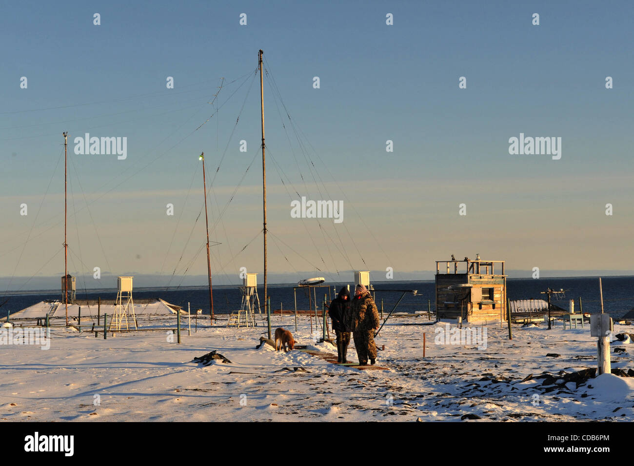 Russian polar station chelyuskin cape hi-res stock photography and ...