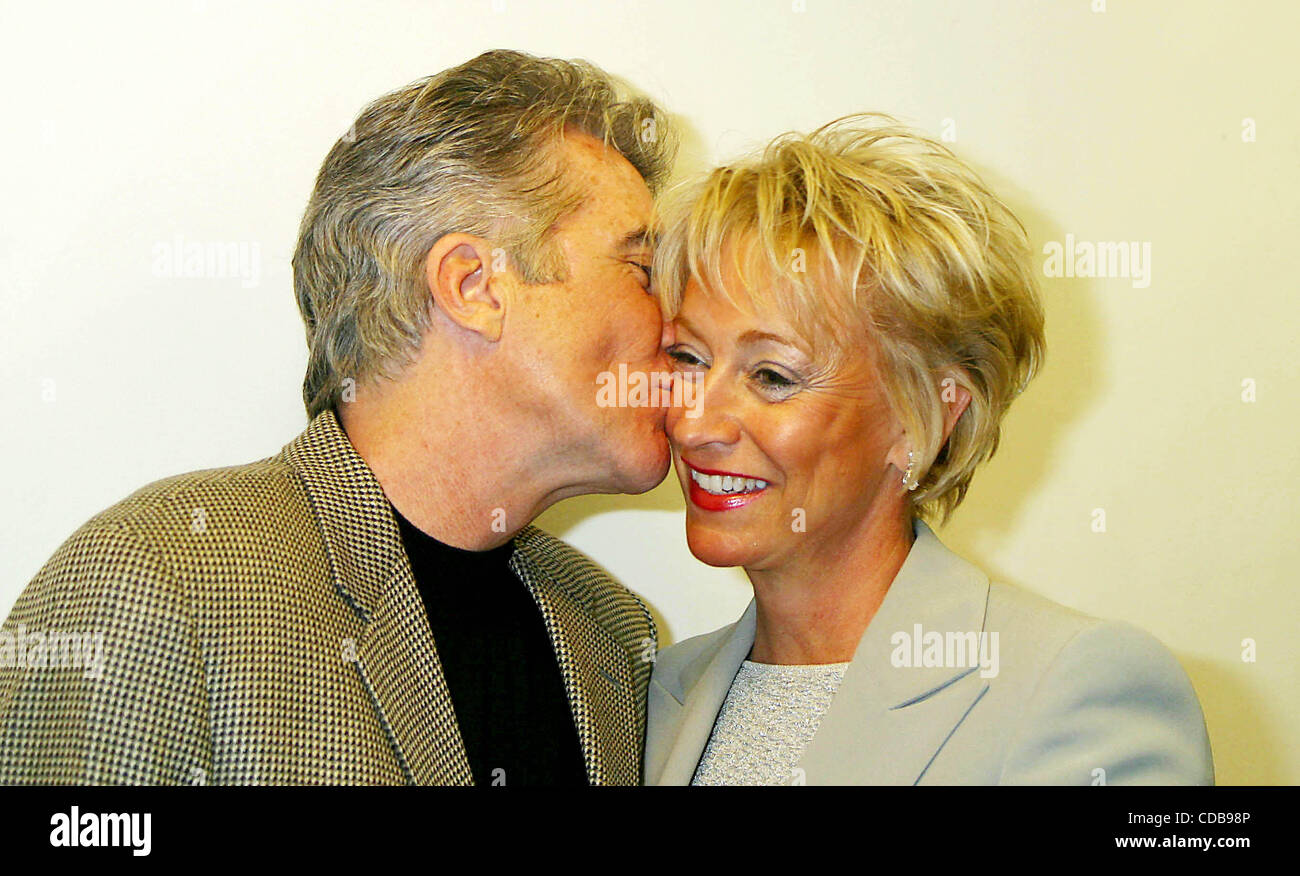 EXCLUSIVE***.JOHN WALSH AND HIS WIFE REVE AT THE INTERNATIONAL RADIO ...