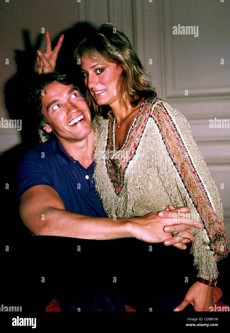 ARNOLD SCHWARZENEGGER.AND SANDHAL BERGMAN . / ARNOLDSCHWARZENEGGERETRO ...