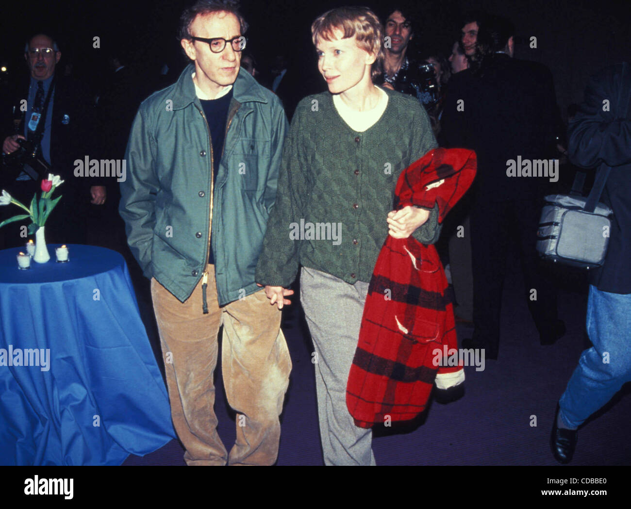 WOODY ALLEN MIA FARROW. / RICH ALLEN(Credit Image: Â© Judie Burstein ...