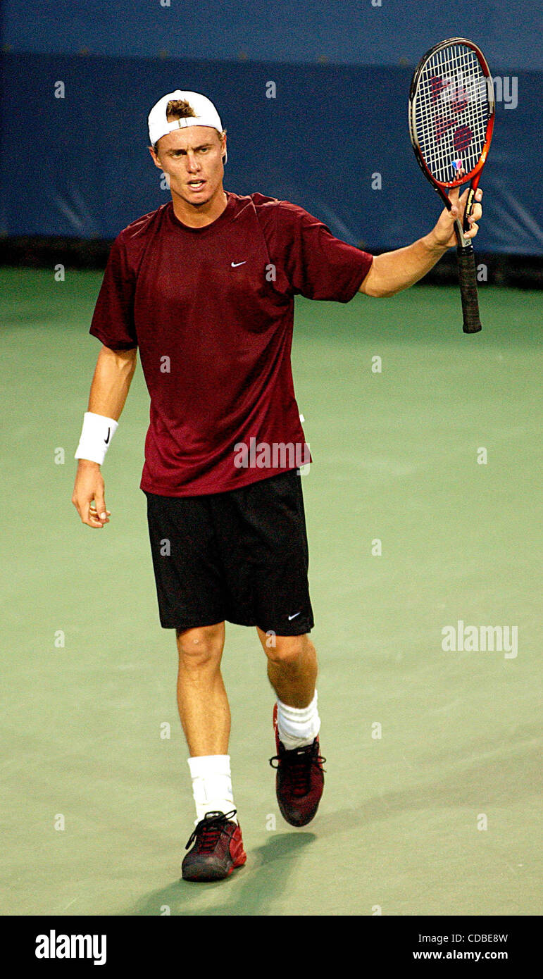 LLEYTON HEWITT.K32546AR .2003 US OPEN TENNIS AT ARTHUR ASHE STADIUM IN ...