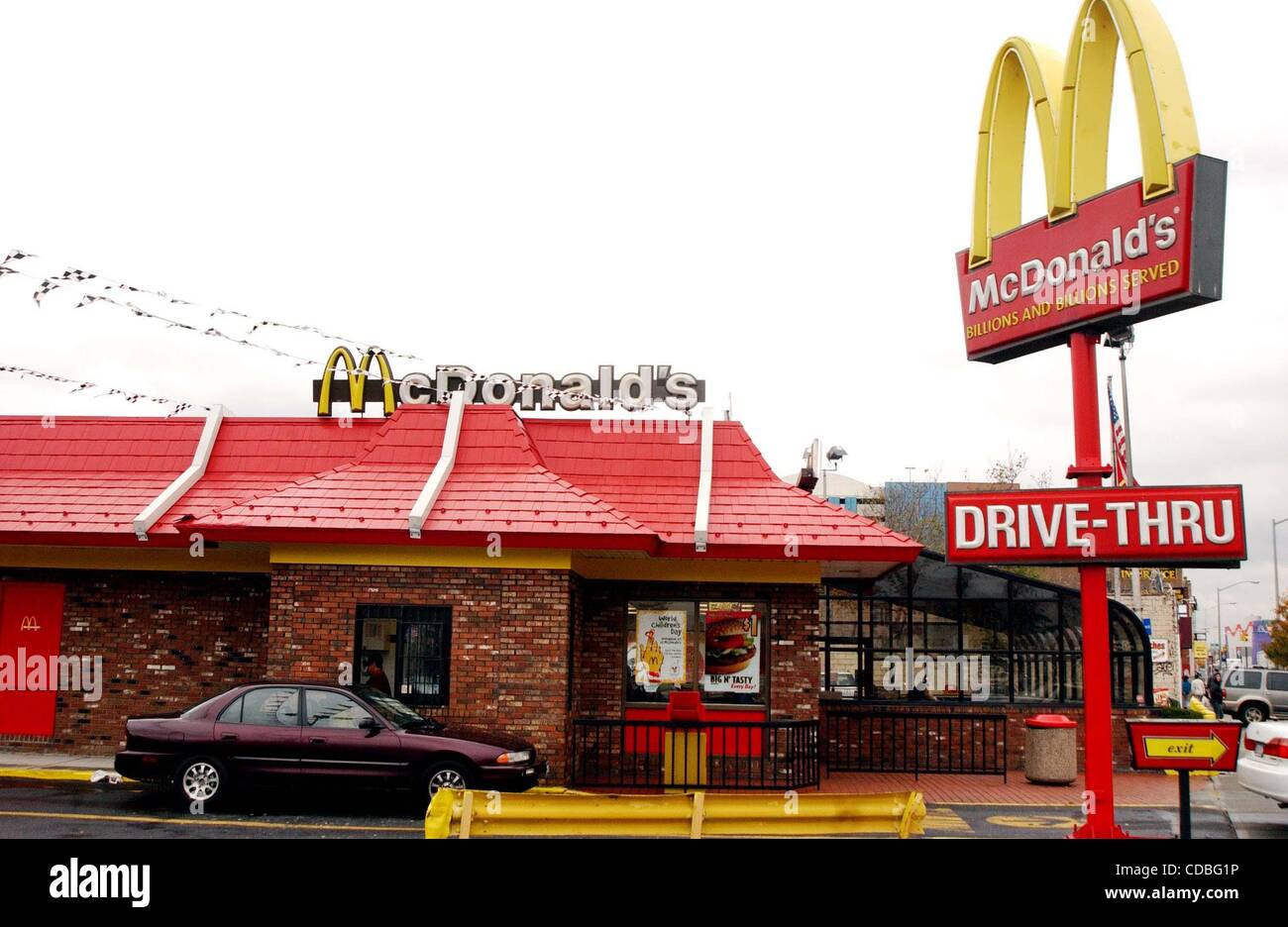 K27199 .McDONALDS STORE FRONT.(Credit Image: Â© Andrea Renault/Globe ...
