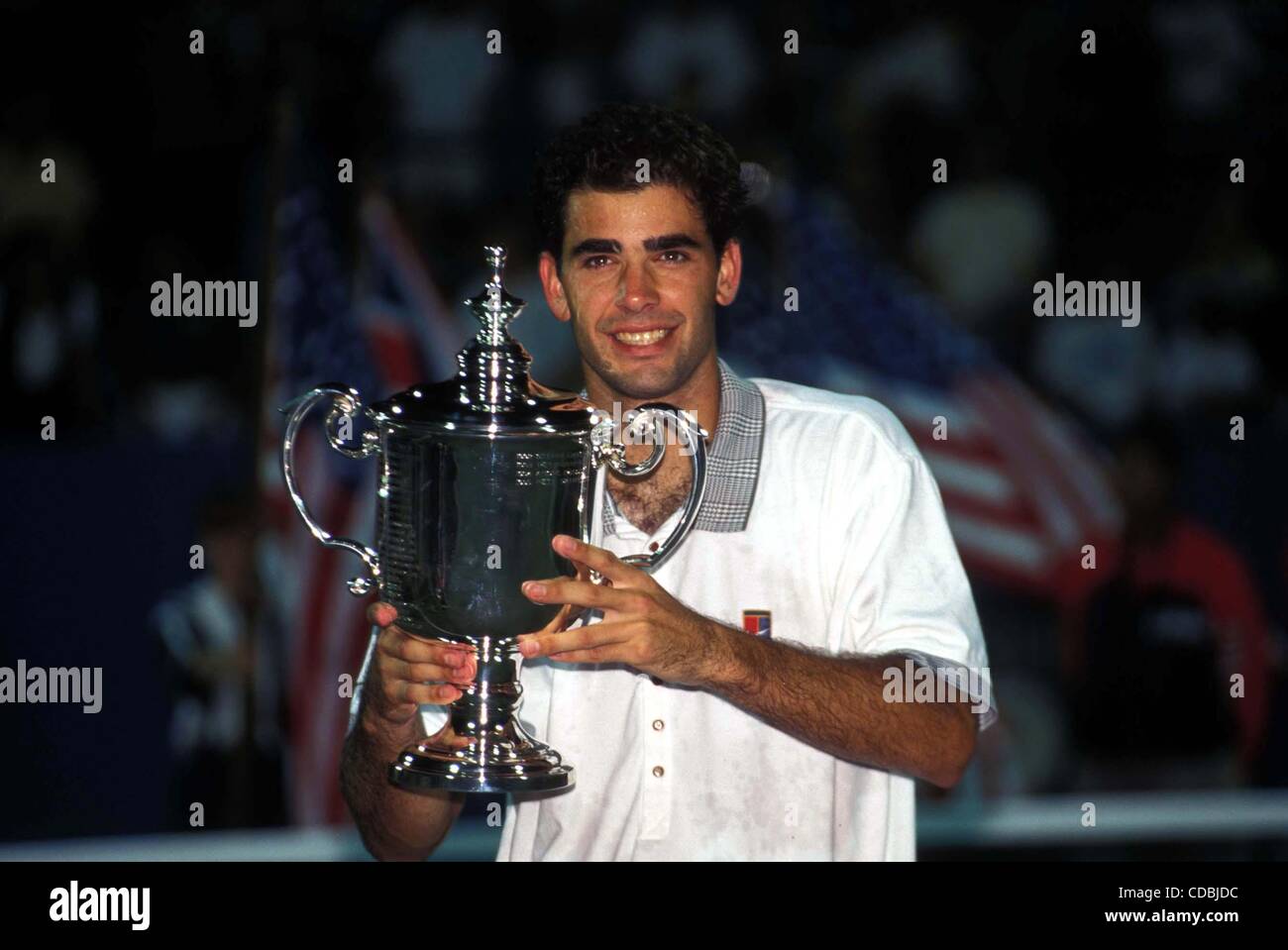 K5959AR.US OPEN 1996.AT FLUSHING MEADOW PARK.PETE SAMPRAS 09/07/1996 ...