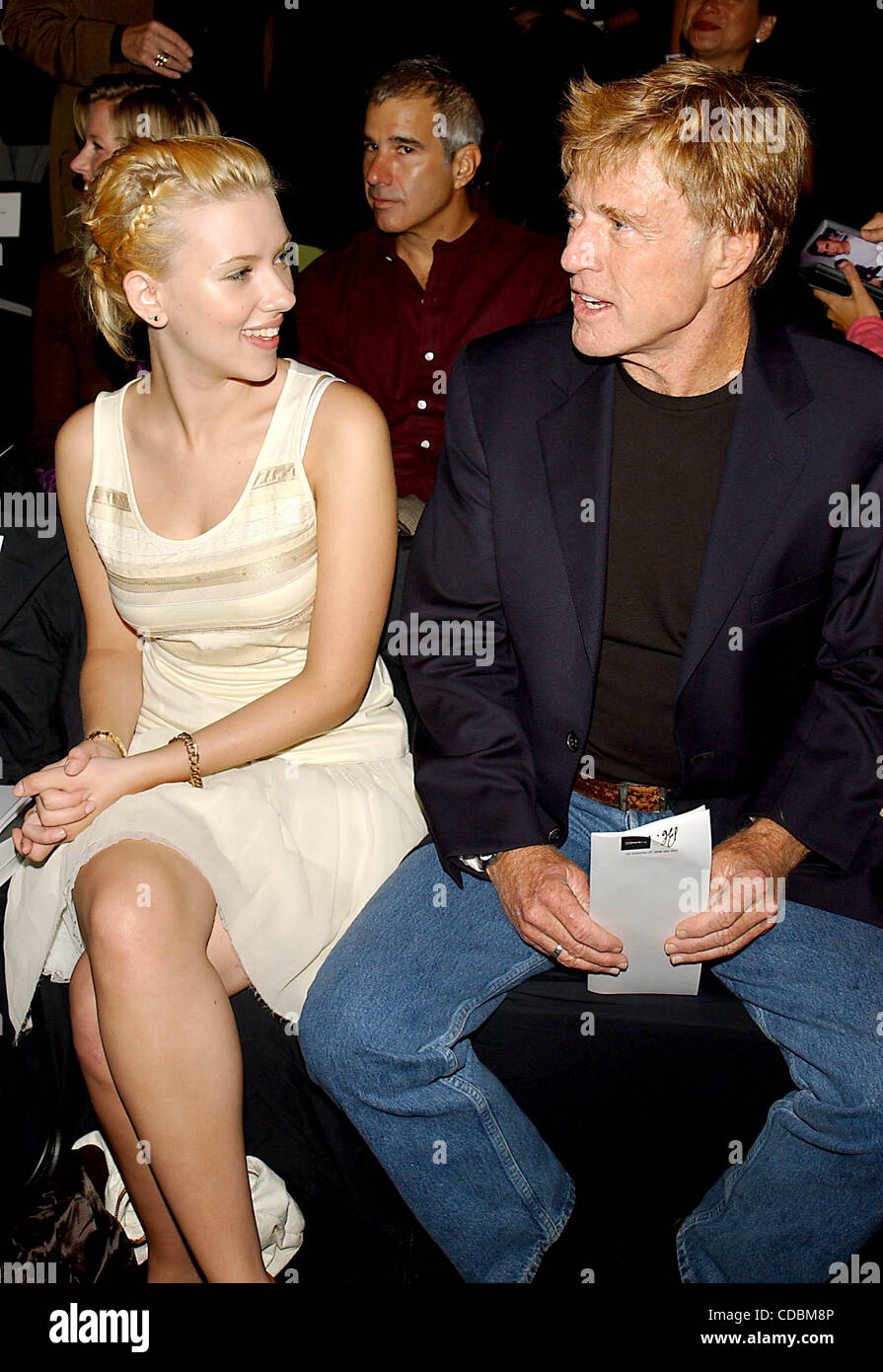 ROBERT REDFORD AND SCARLETT JOHANSSON.K32735AR.MERCEDES-BENZ FASHION ...