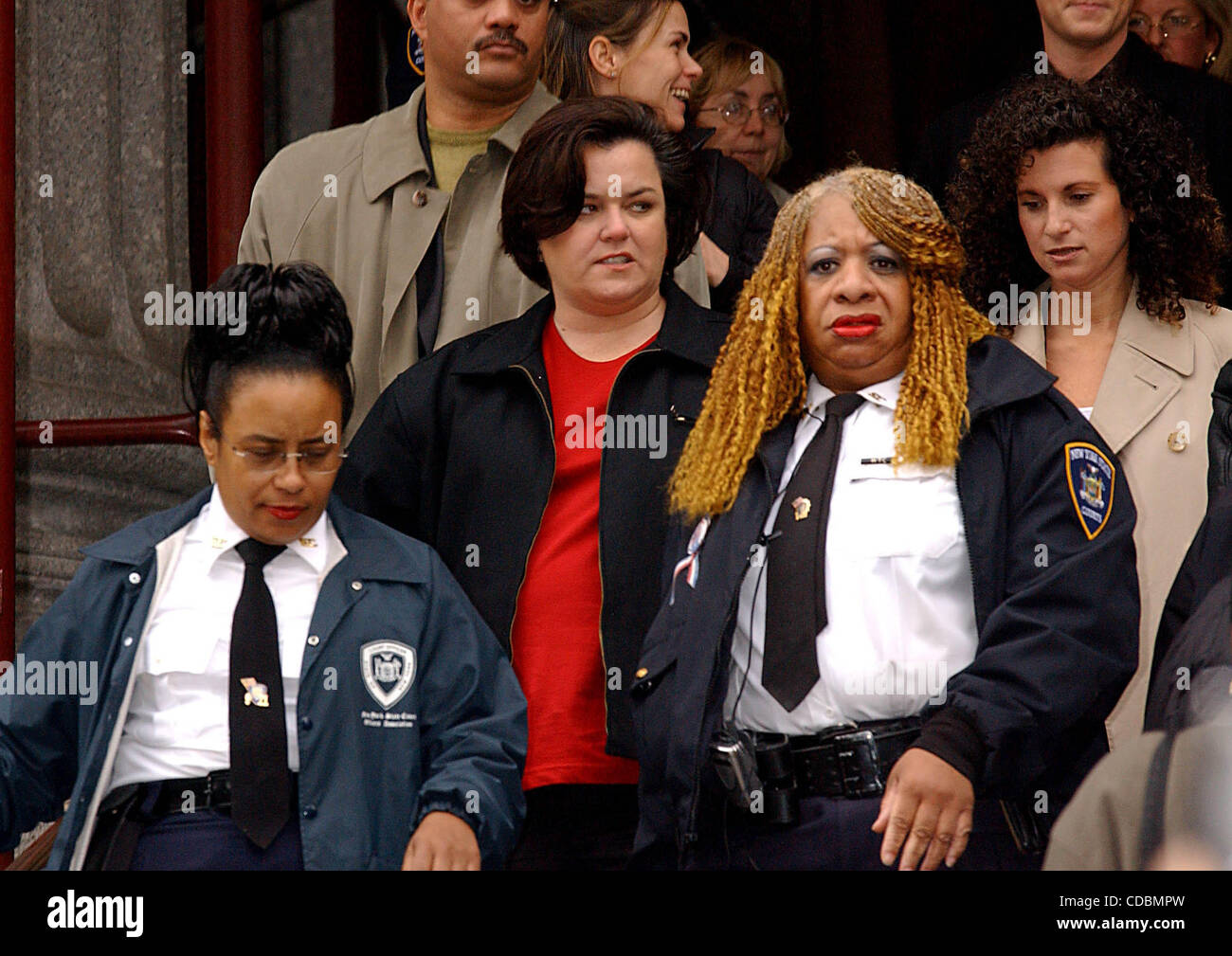K34050AR .ROSIE O'DONNELL WITH HER PUBLICIST CINDI BERGER AFTER JUDGES ...