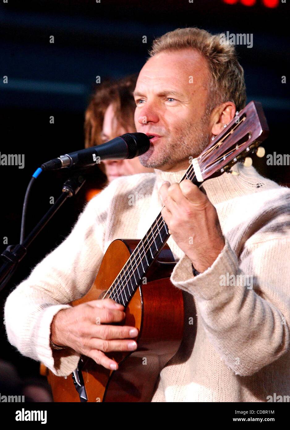 K33202AR .STING PERFORMING ON NBC'S TODAY SHOW AT ROCKEFELLER CENTER IN ...