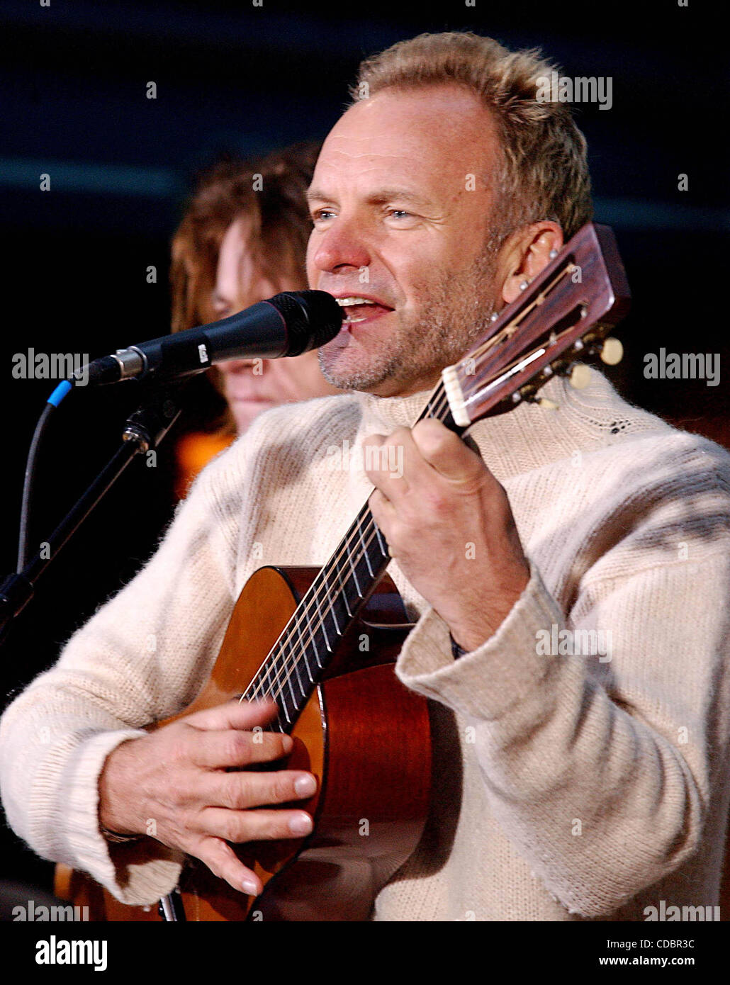K33202AR .STING PERFORMING ON NBC'S TODAY SHOW AT ROCKEFELLER CENTER IN ...