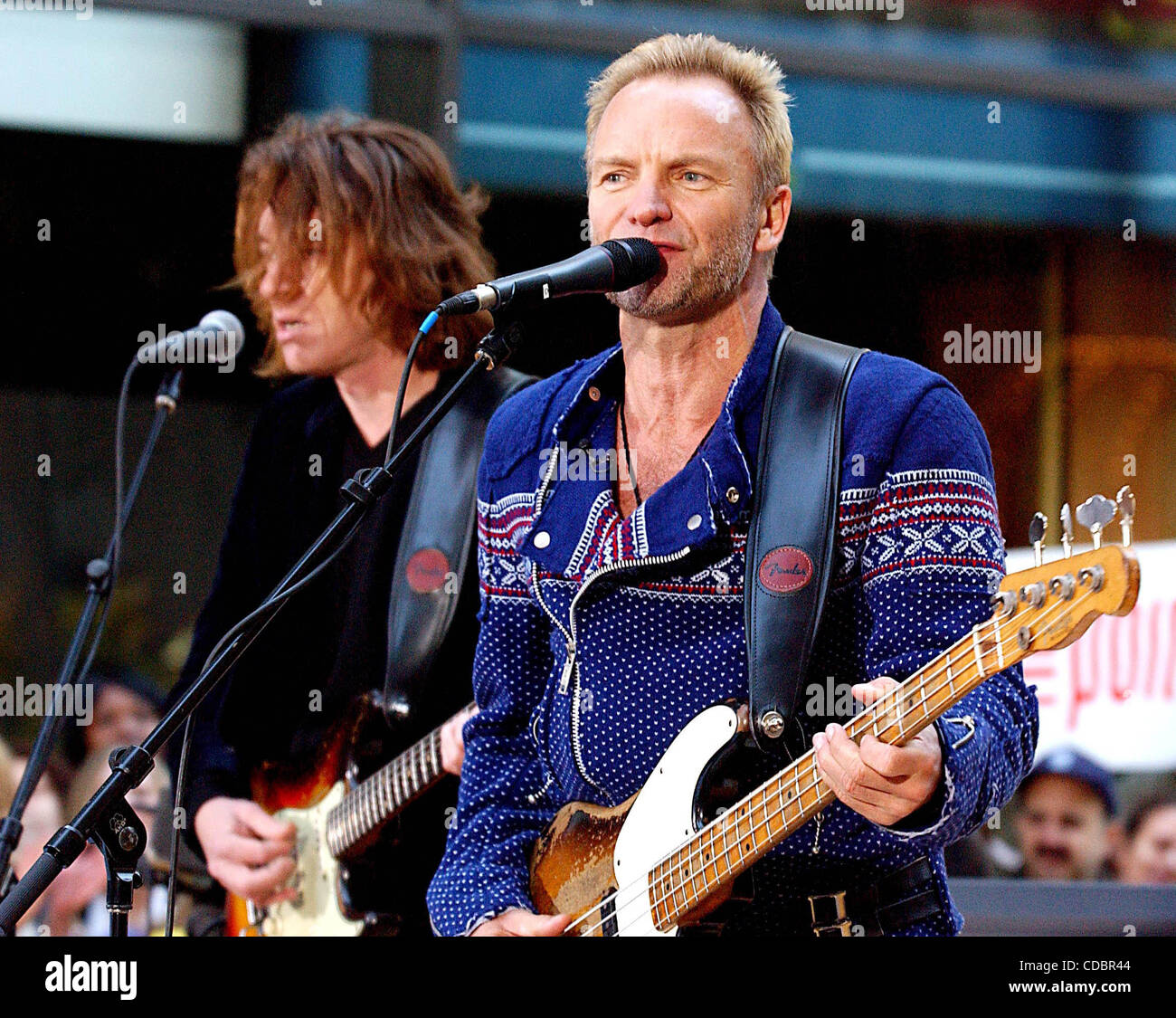 K33202AR .STING PERFORMING ON NBC'S TODAY SHOW AT ROCKEFELLER CENTER IN ...
