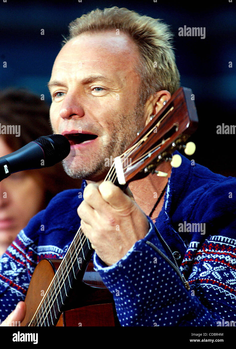 K33202AR .STING PERFORMING ON NBC'S TODAY SHOW AT ROCKEFELLER CENTER IN ...