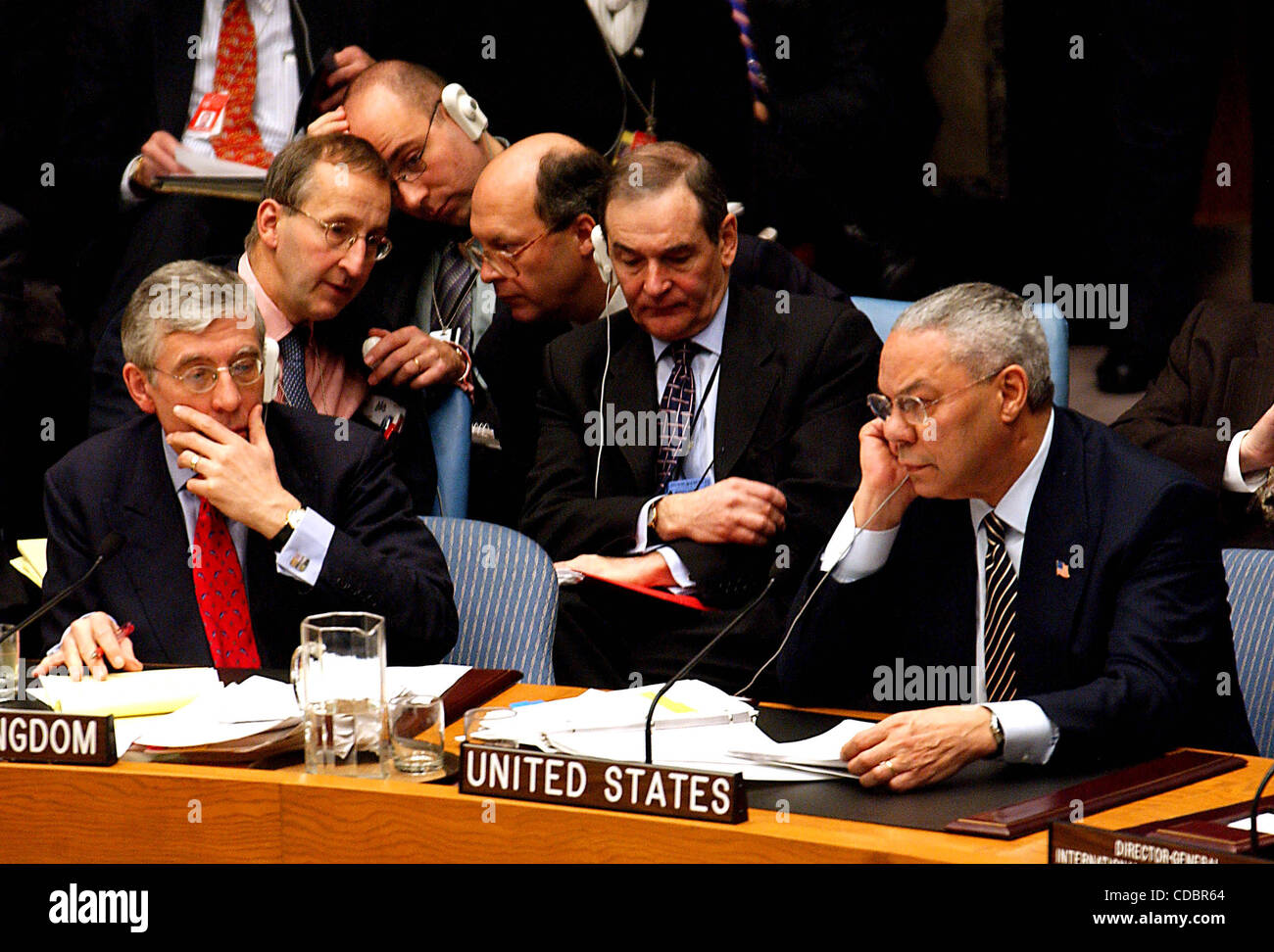 JACK STRAW JEREMY GREENSTOCK COLIN POWELL.K29493AR SD0307.''U.N ...