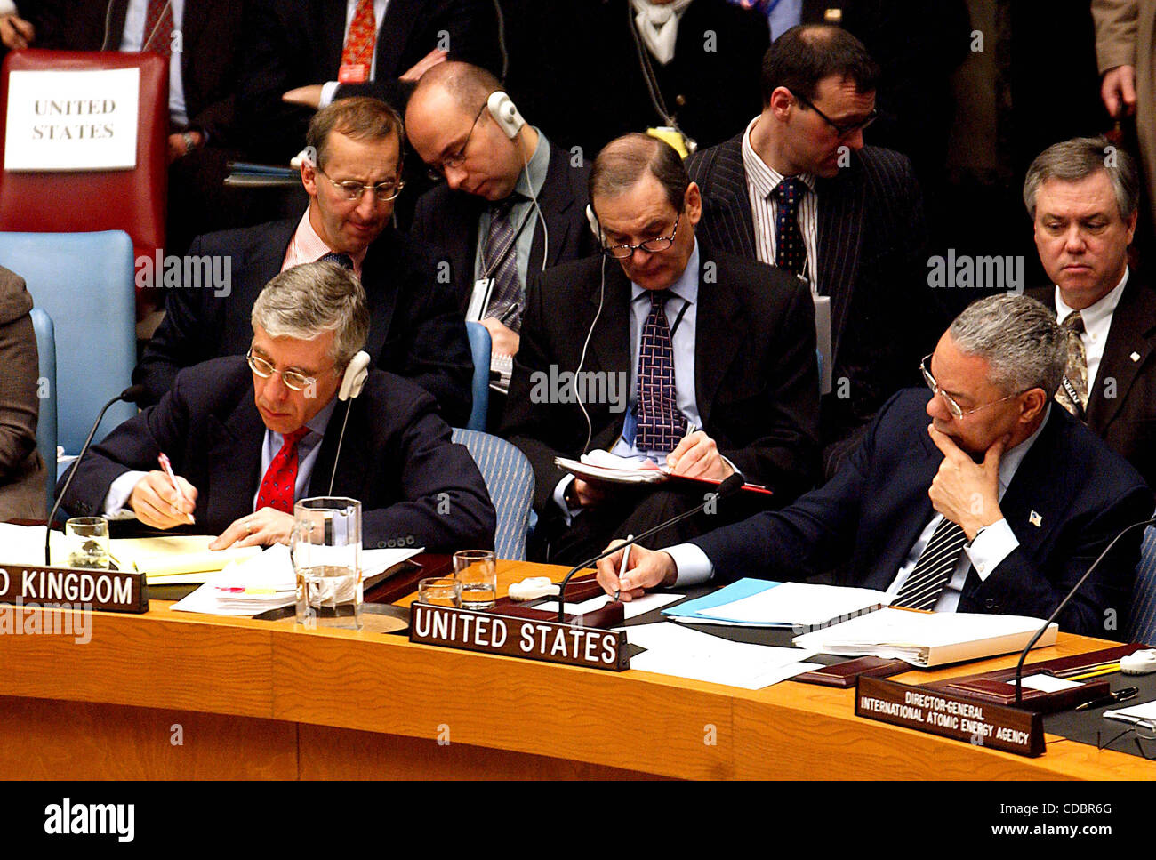 JACK STRAW JEREMY GREENSTOCK COLIN POWELL.K29493AR SD0307.''U.N ...
