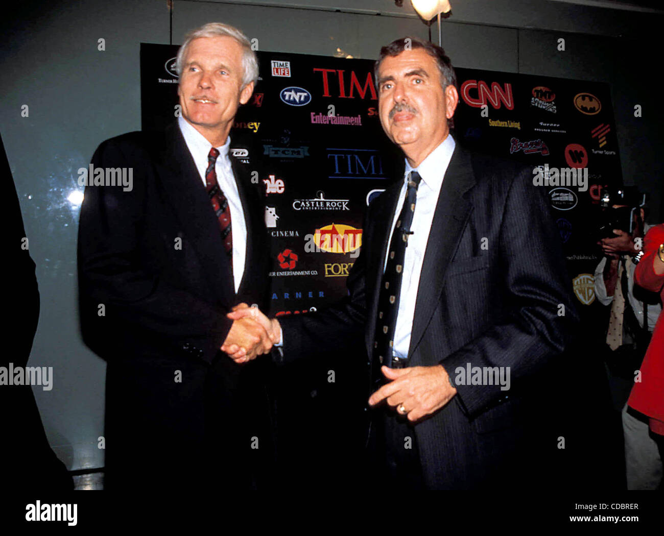 K2651AR SD0922.TIME WARNER AND TUNER BROADCASTING MERGER .TED TURNER ...