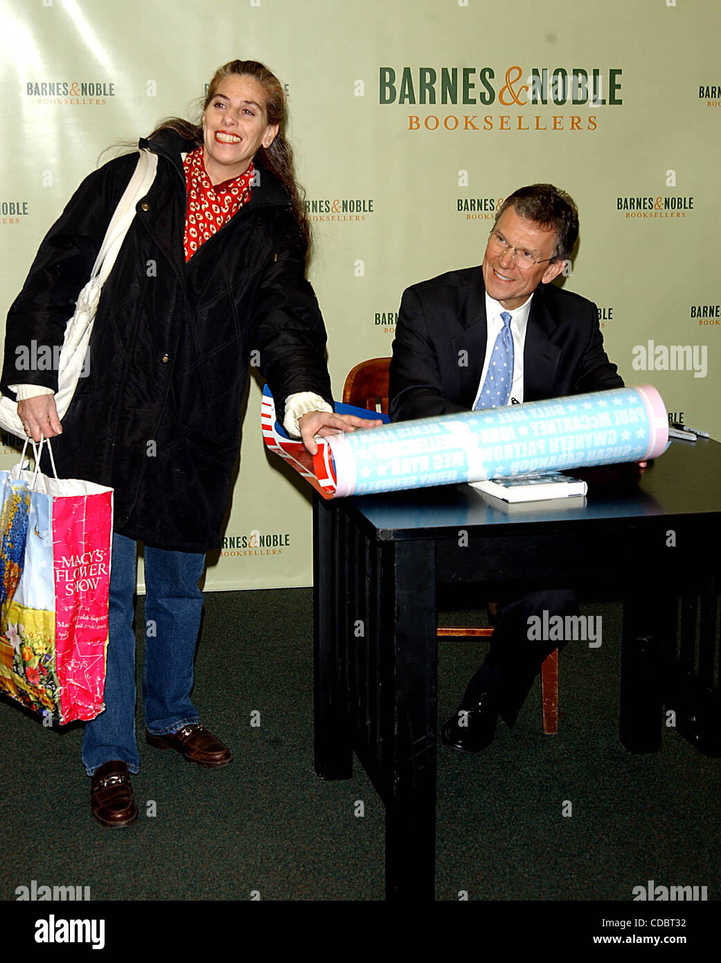 K34018AR.TOM DASCHLE BOOK SIGNING OF ''LIKE NO OTHER TIME'' AT BARNES ...