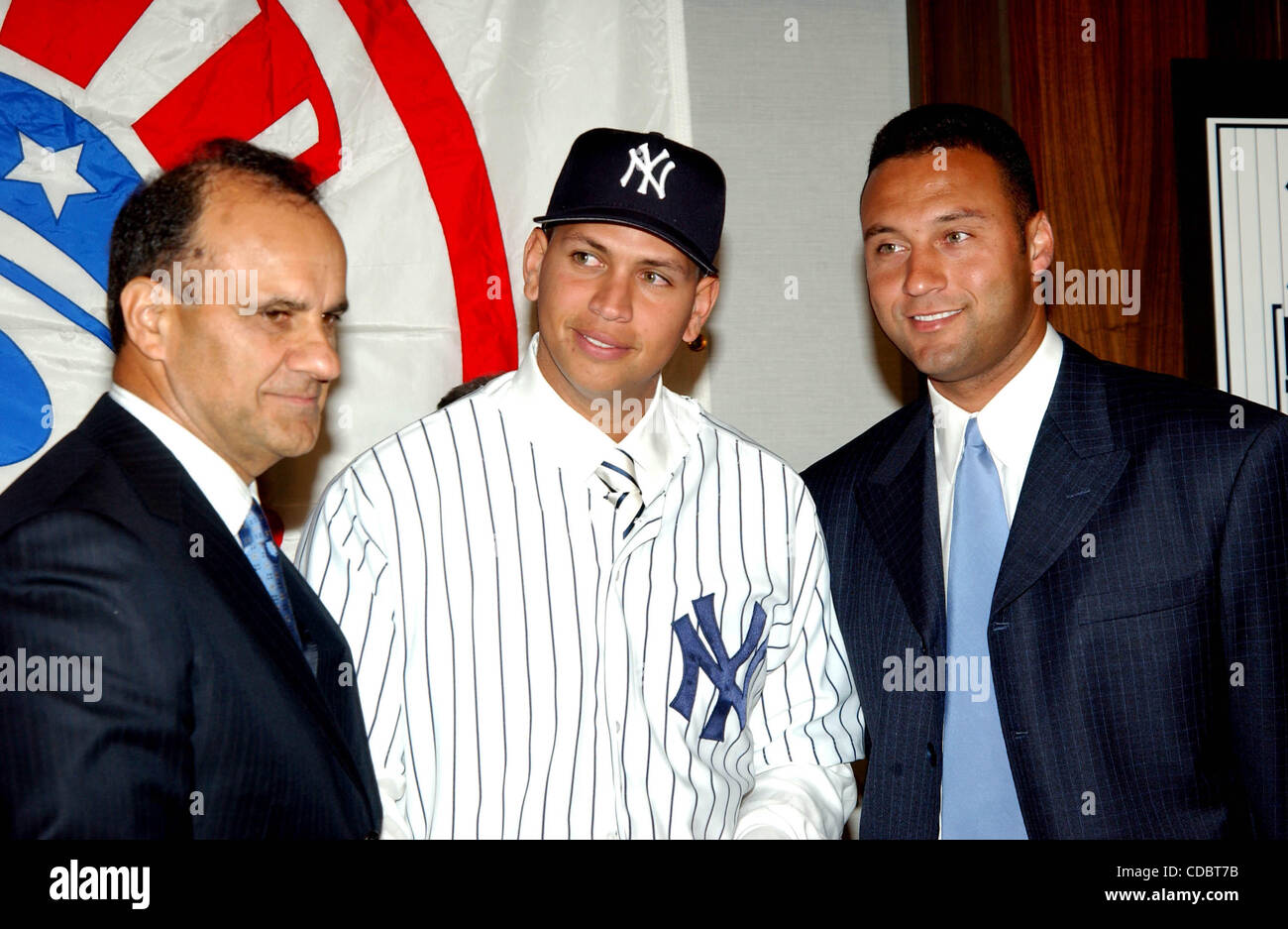 K35644AR.PRESS CONFERENCE TO ANNOUNCE THE NEW ADDITION (ALEX RODRIGUEZ ...