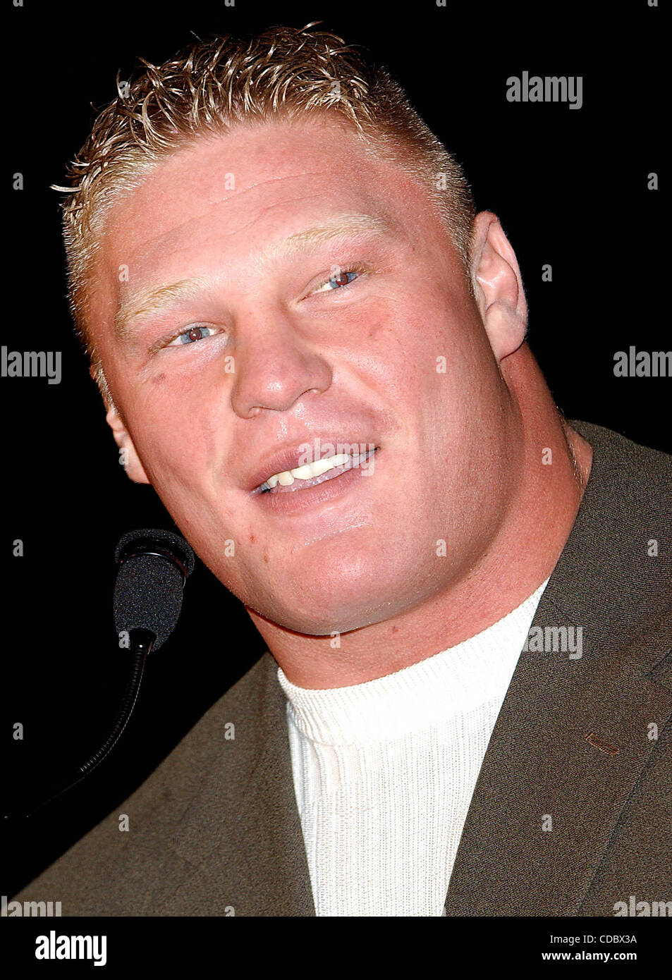 BROCK LESNAR.K29656AR SD0318.PRESS CONFERENCE ANNOUNCING ALL-STAR ...