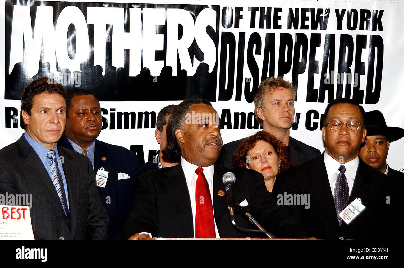 ANDREW CUOMO, AL SHARPTON, SUSAN SARANDON, TIM ROBBINS, REV. RUN ...