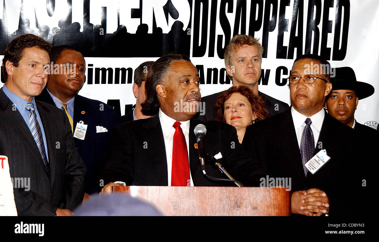 ANDREW CUOMO, AL SHARPTON, SUSAN SARANDON, TIM ROBBINS, REV. RUN ...