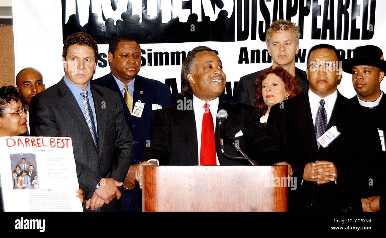 ANDREW CUOMO, AL SHARPTON, SUSAN SARANDON, TIM ROBBINS, REV. RUN ...