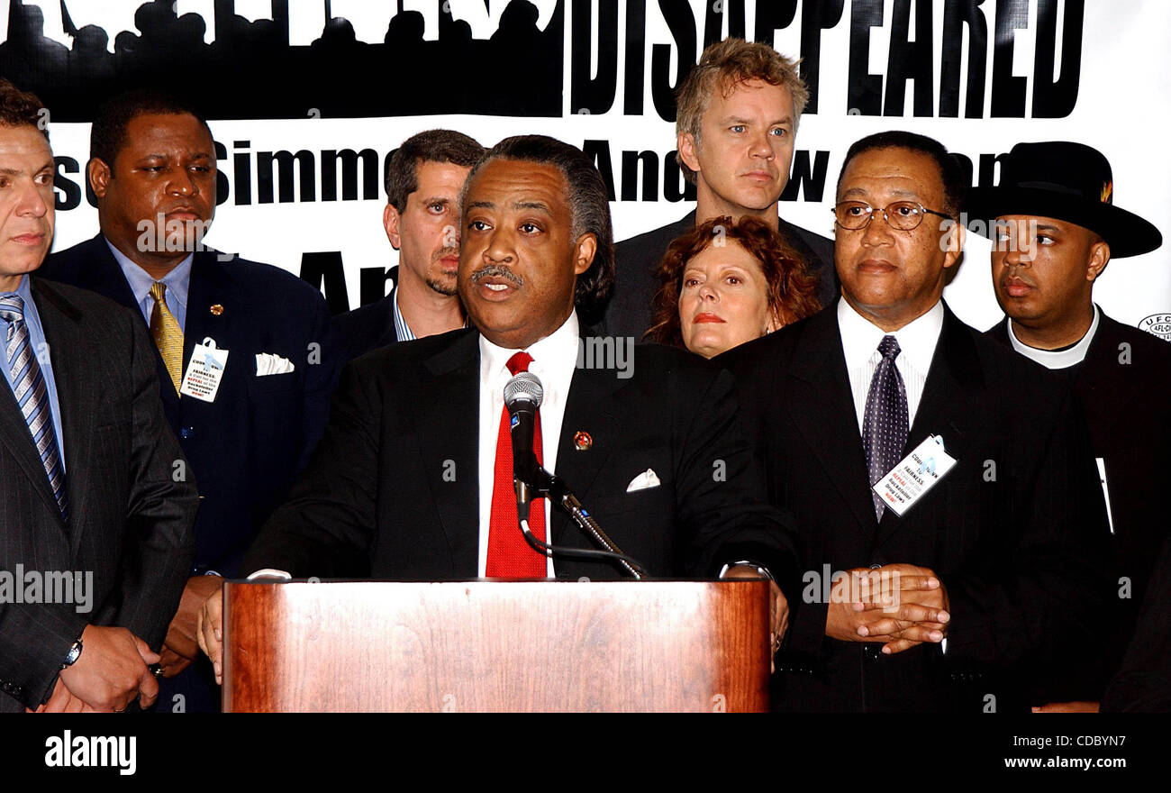 ANDREW CUOMO, AL SHARPTON, SUSAN SARANDON, TIM ROBBINS, REV. RUN ...