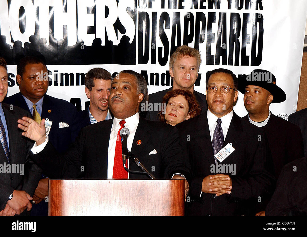 ANDREW CUOMO, AL SHARPTON, SUSAN SARANDON, TIM ROBBINS, REV. RUN ...