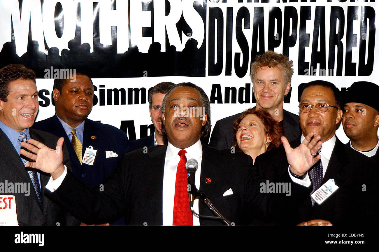 ANDREW CUOMO, AL SHARPTON, SUSAN SARANDON, TIM ROBBINS, REV. RUN ...
