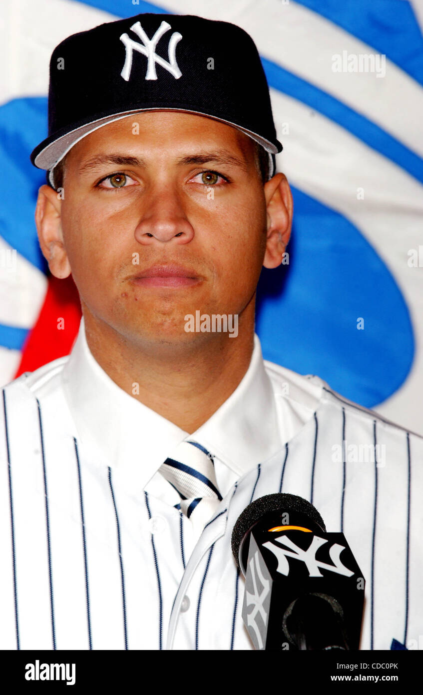 K35644AR.PRESS CONFERENCE TO ANNOUNCE THE NEW ADDITION (ALEX RODRIGUEZ ...