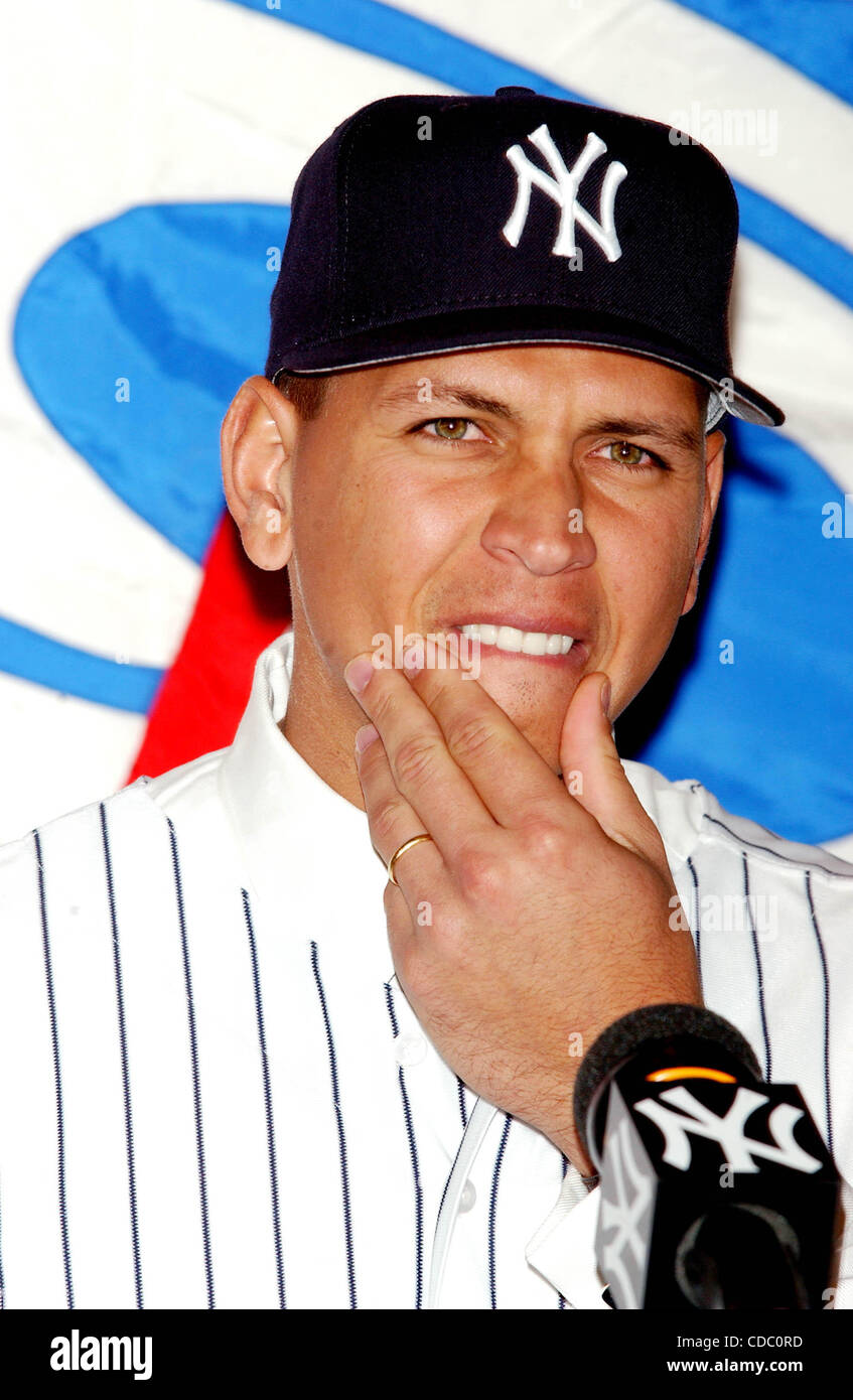 K35644AR.PRESS CONFERENCE TO ANNOUNCE THE NEW ADDITION (ALEX RODRIGUEZ ...