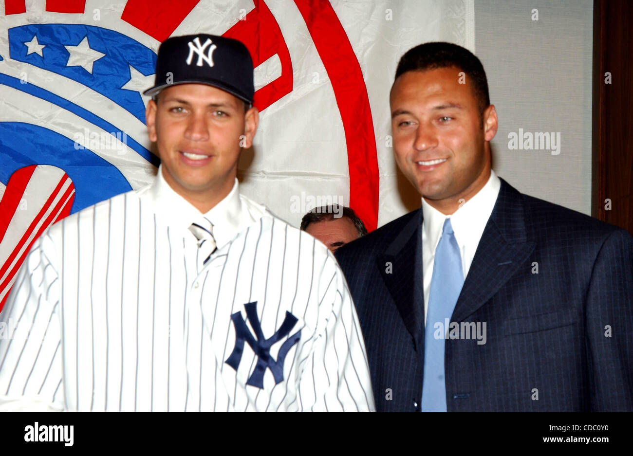 K35644AR.PRESS CONFERENCE TO ANNOUNCE THE NEW ADDITION (ALEX RODRIGUEZ ...