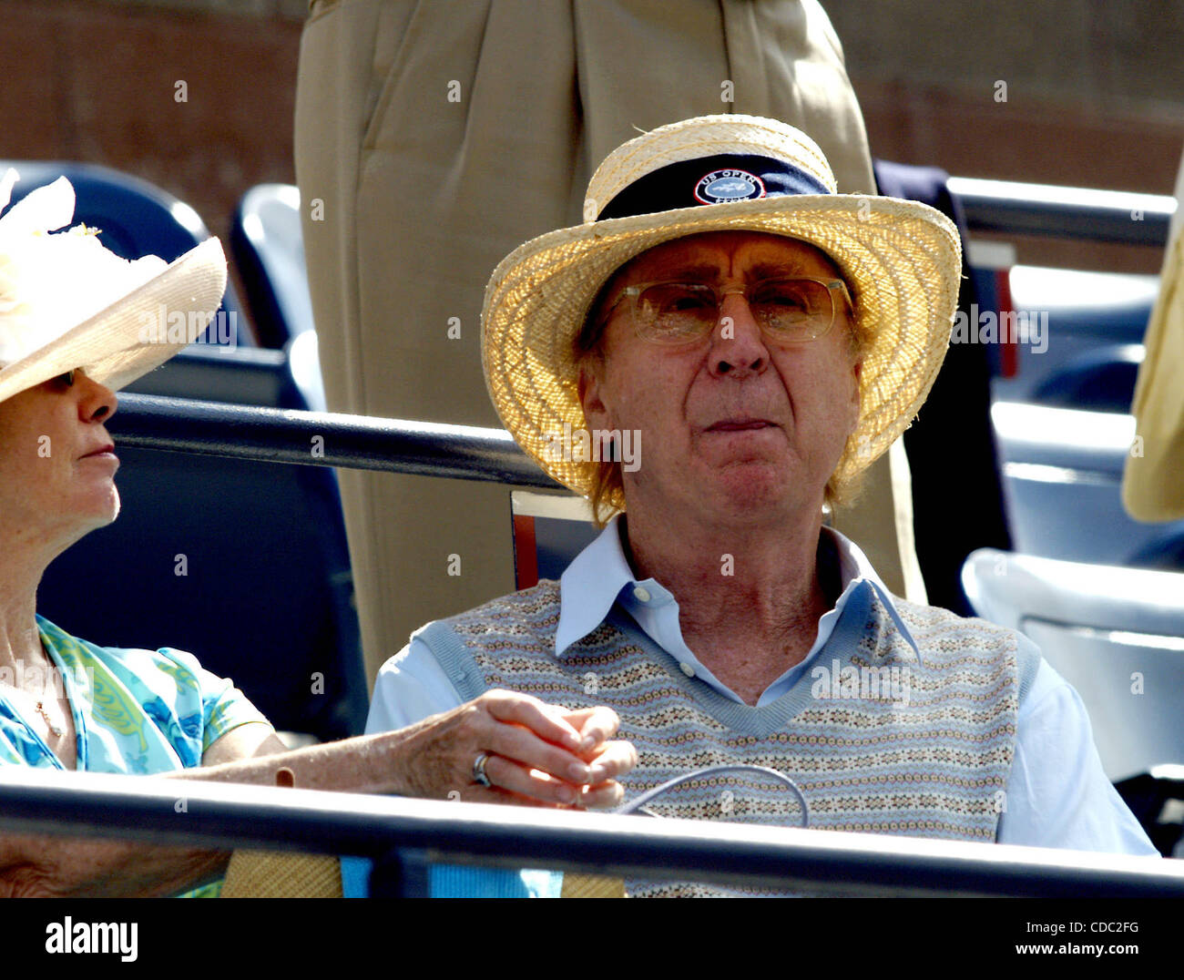 GENE WILDER AND WIFE.K32625AR.U.S. OPEN TENNIS TOURNAMENT AT ARTHUR ...