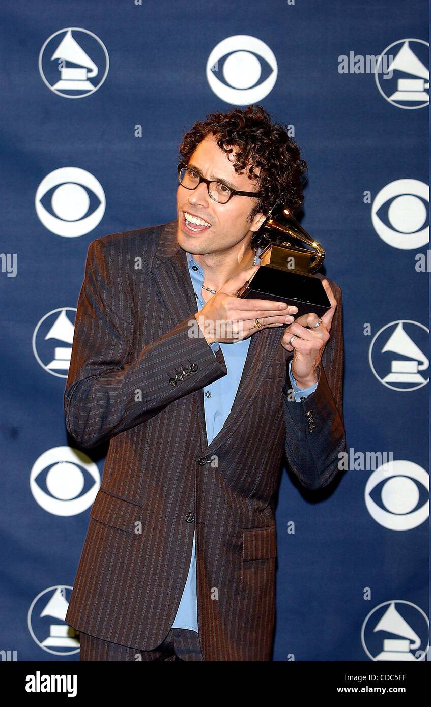 K29236AR SD0223.THE 45TH ANNUAL GRAMMY AWARDS .(PRESS ROOM).MADISON ...